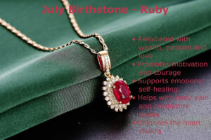July Birthstone Ruby: Meaning & Healing Energy