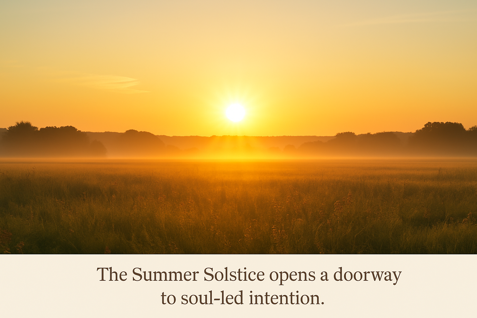 Sacred Summer Intentions: 7 Days to Align with Your Soul